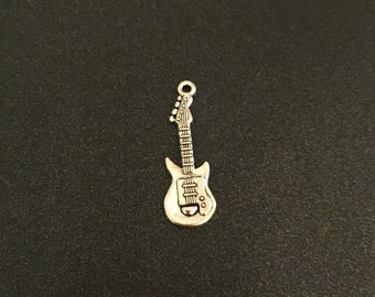 Guitar charm | Etsy