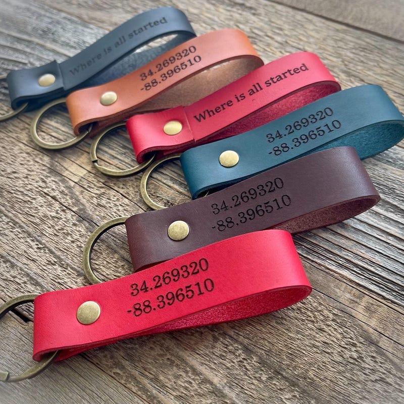 Leather Key Strap - Etsy