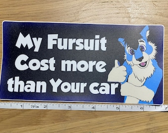 Furries Ruin EVERYTHING Decal Furry Fandom, Anthropomorphic Vinyl Decal ...