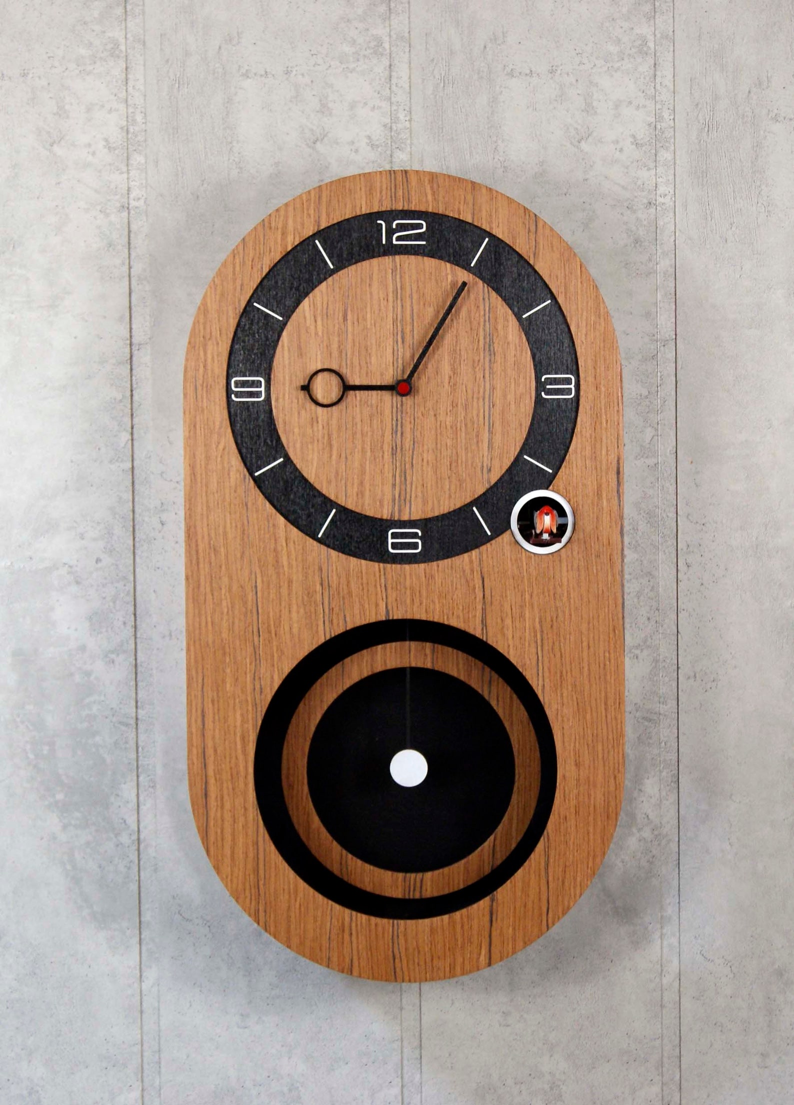 Large Oval Cuckoo Clock Large Pendulum Figures - Etsy