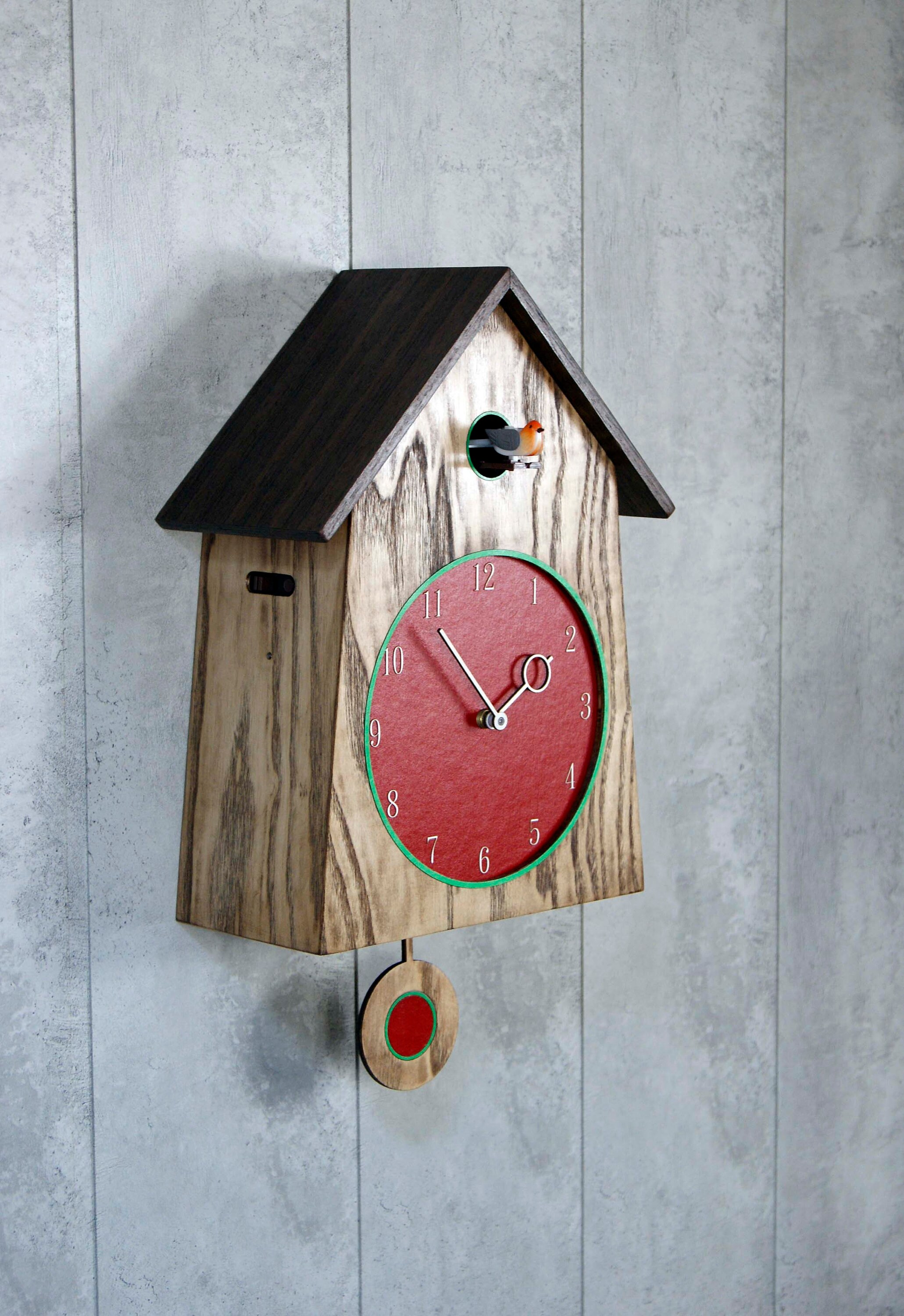 Clocks Home & Living Cuckoo clock with a different color dial Home ...