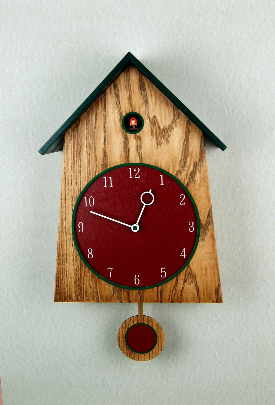 Cuckoo clock with colorful dial | Etsy