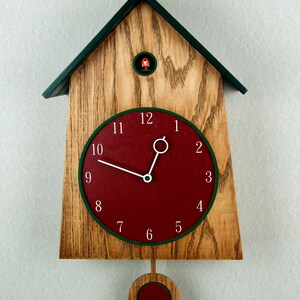 Cuckoo clock with colorful dial | Etsy