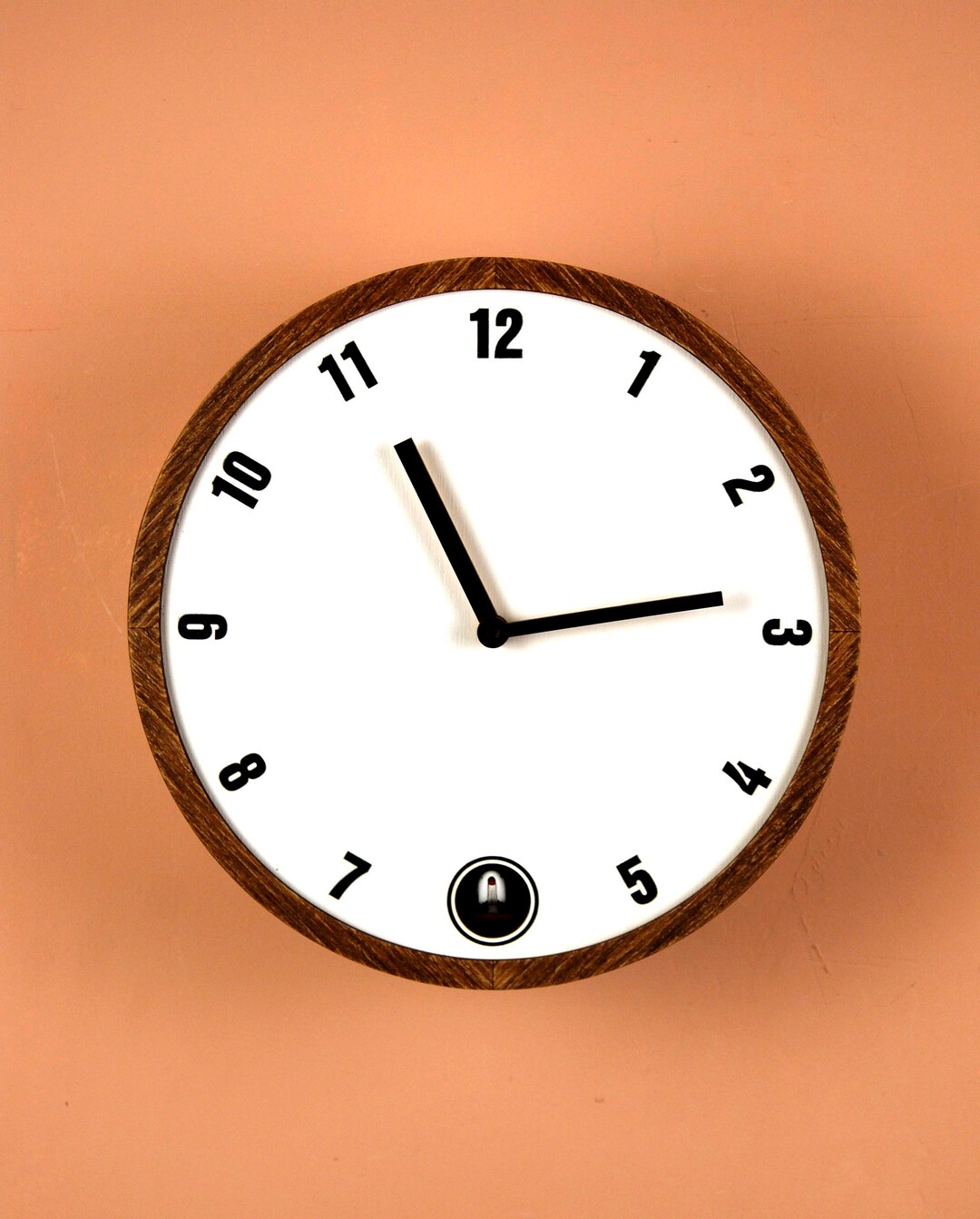 Cuckoo Clock White Dial and Black Numbers - Etsy