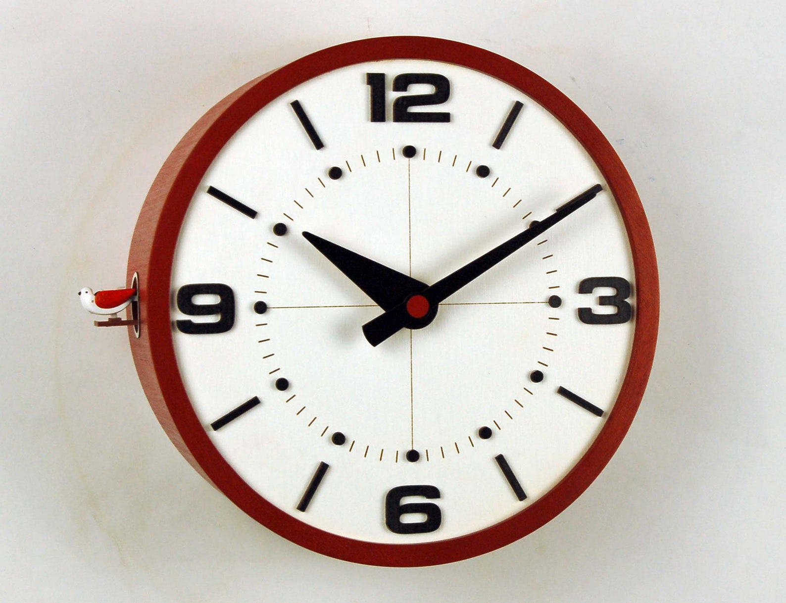 Round Red Cuckoo Clocks | Etsy