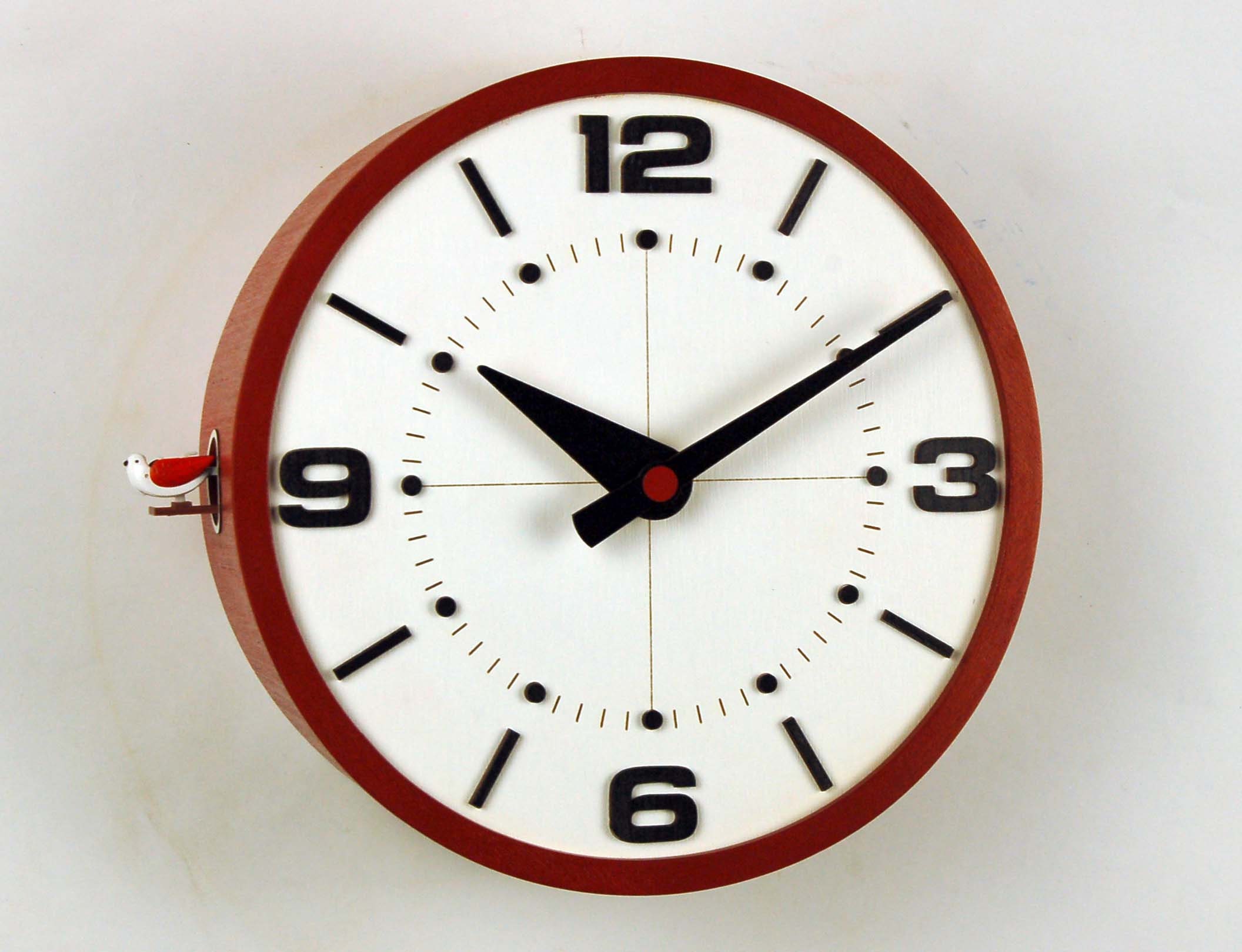 Round Red Cuckoo Clocks | Etsy