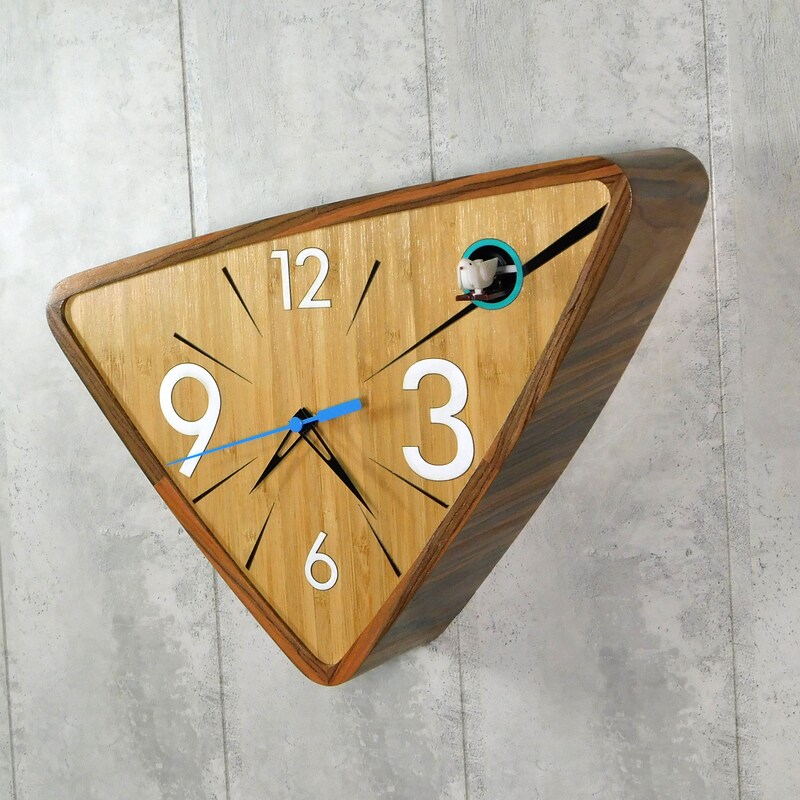 Bamboo Clock - Etsy