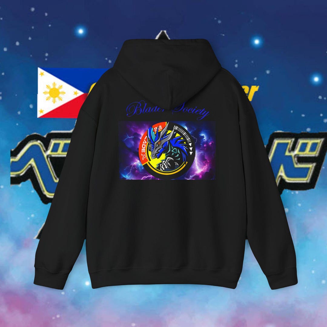 Blader Society Beyblade X Cobalt Drake Artist Series Minjugatto Hoodie ...