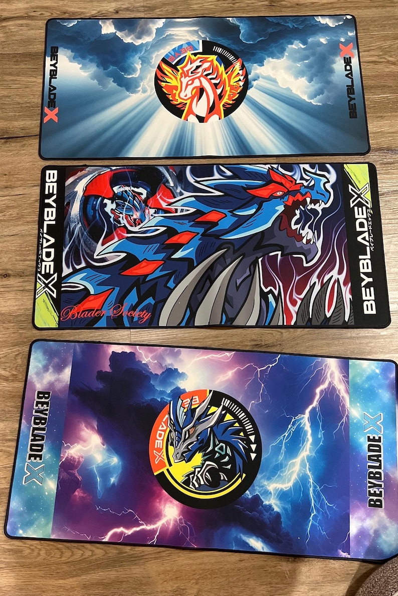 Blader Society Beyblade X Cobalt Dragoon Stadium Mat - Etsy