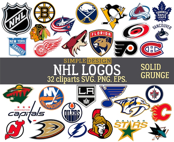 NHL logos SVG Hockey SVG American hockey svg nhl hockey | Etsy