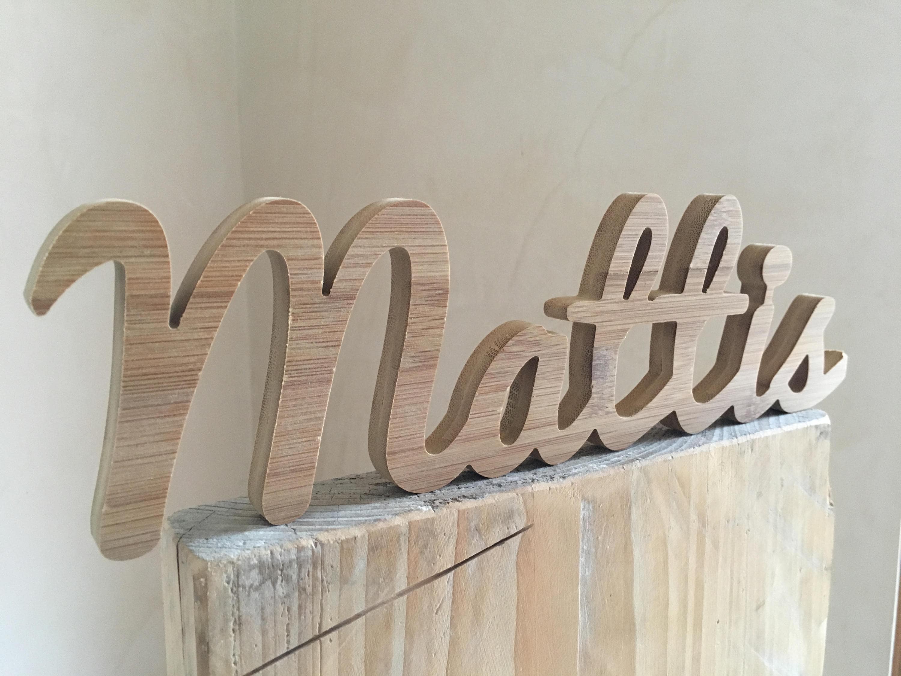 Mattis Name Made of Wood / Wooden Lettering / Lettering Made of Wood ...
