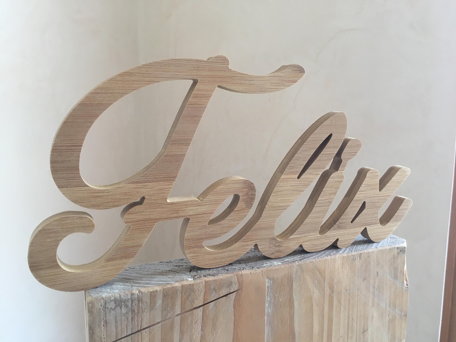 Felix Name Made of Wood / Wooden Lettering / Lettering Made of Wood ...
