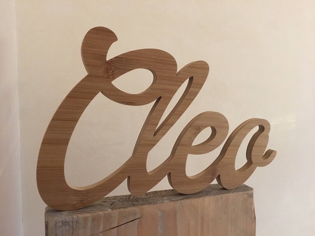 Cleo Name Made of Wood / Wooden Lettering / Lettering Made of Wood ...