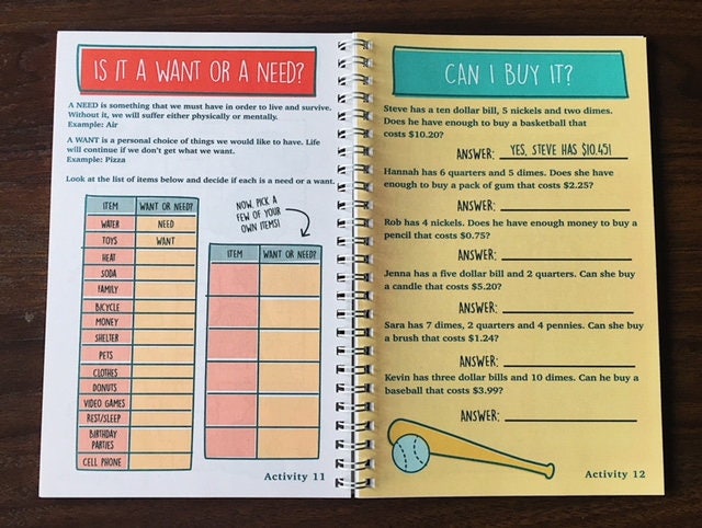 My Learning Ledger: Kids Money Management Workbook - Etsy