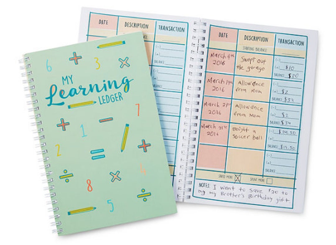 Kids Budget Planner Book: My Learning Ledger, Allowance and Chore ...