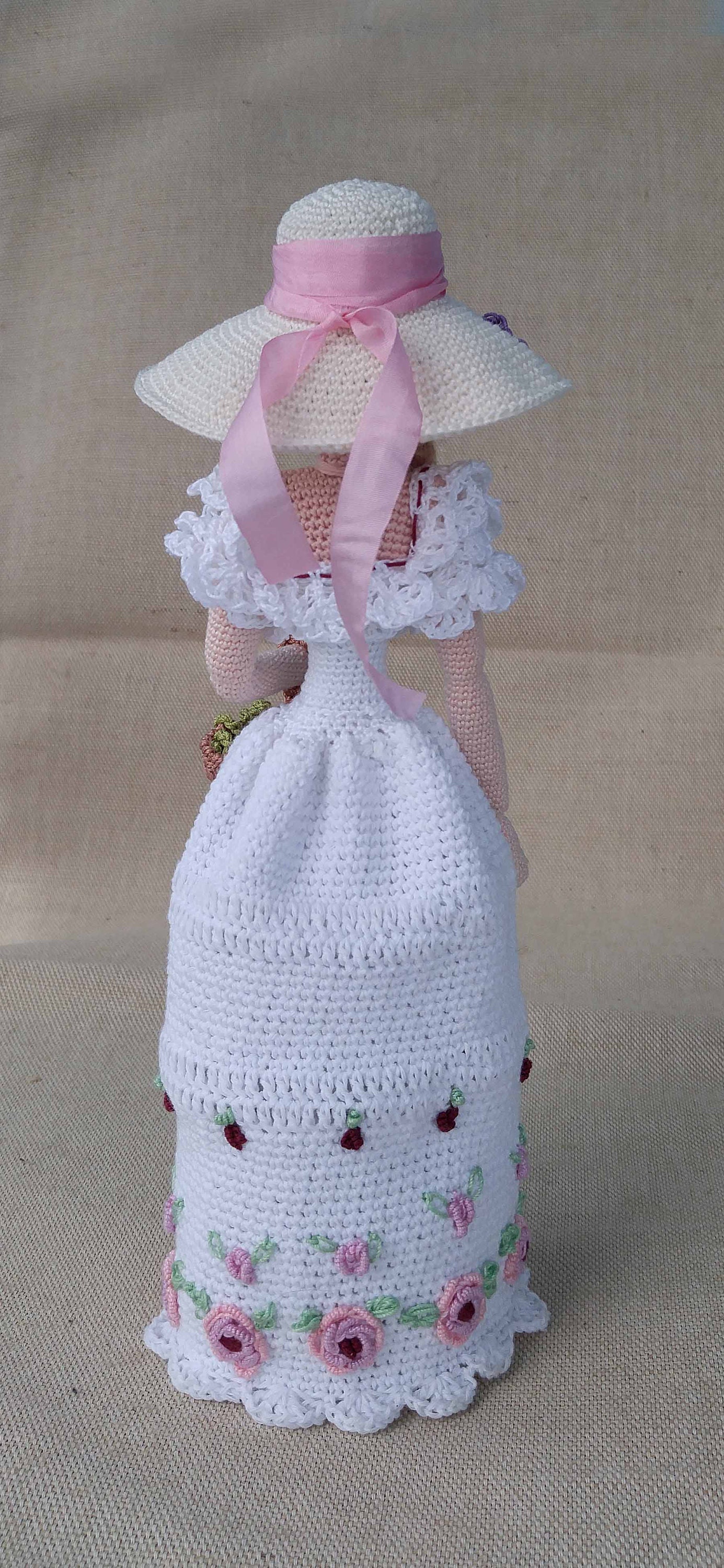 Cloth Doll Crocheted Rag Doll Amigurumi Spring Lady Art - Etsy