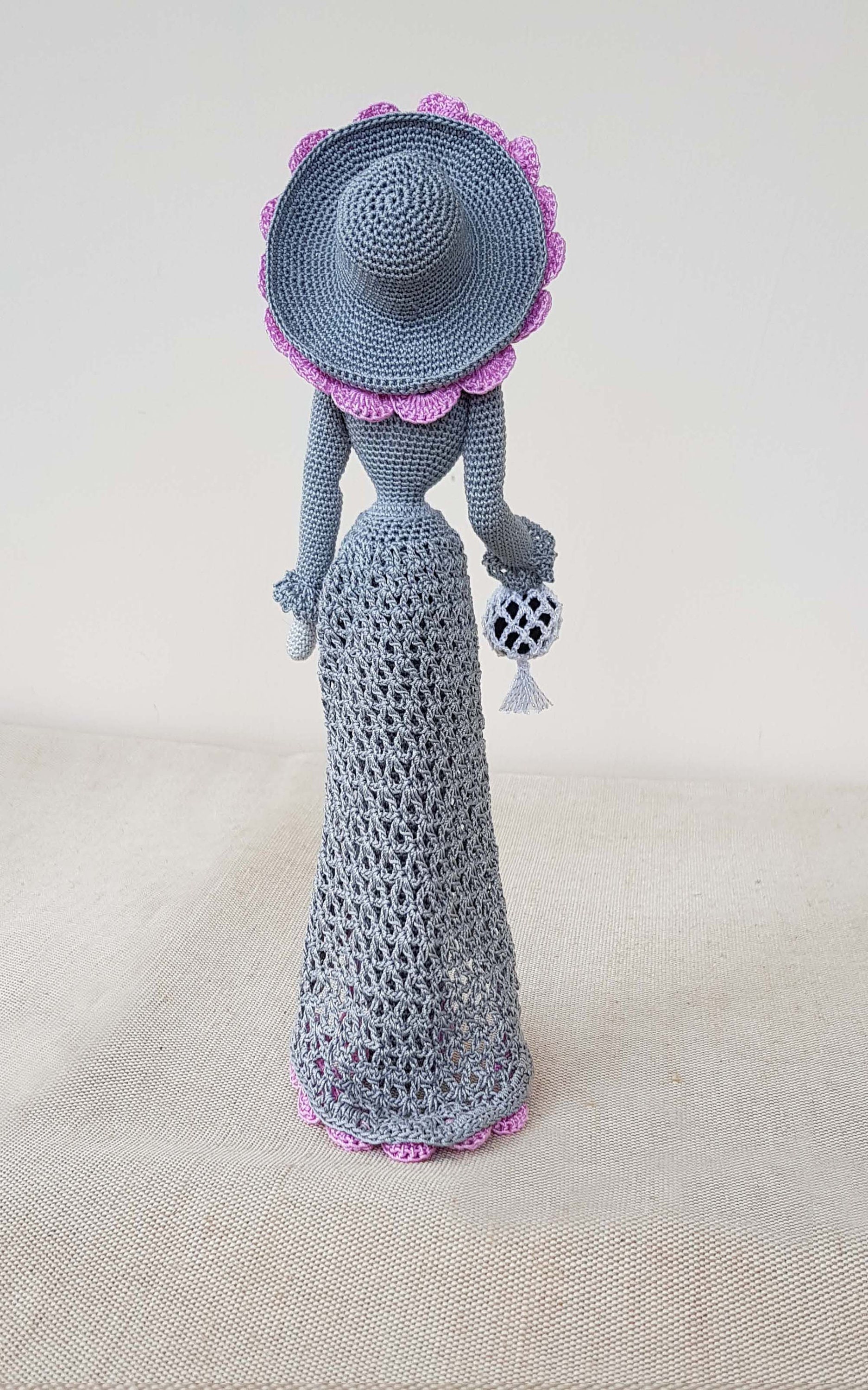 Cloth Doll Rag Doll Amigurumi Crocheted Doll Art Doll Lady | Etsy