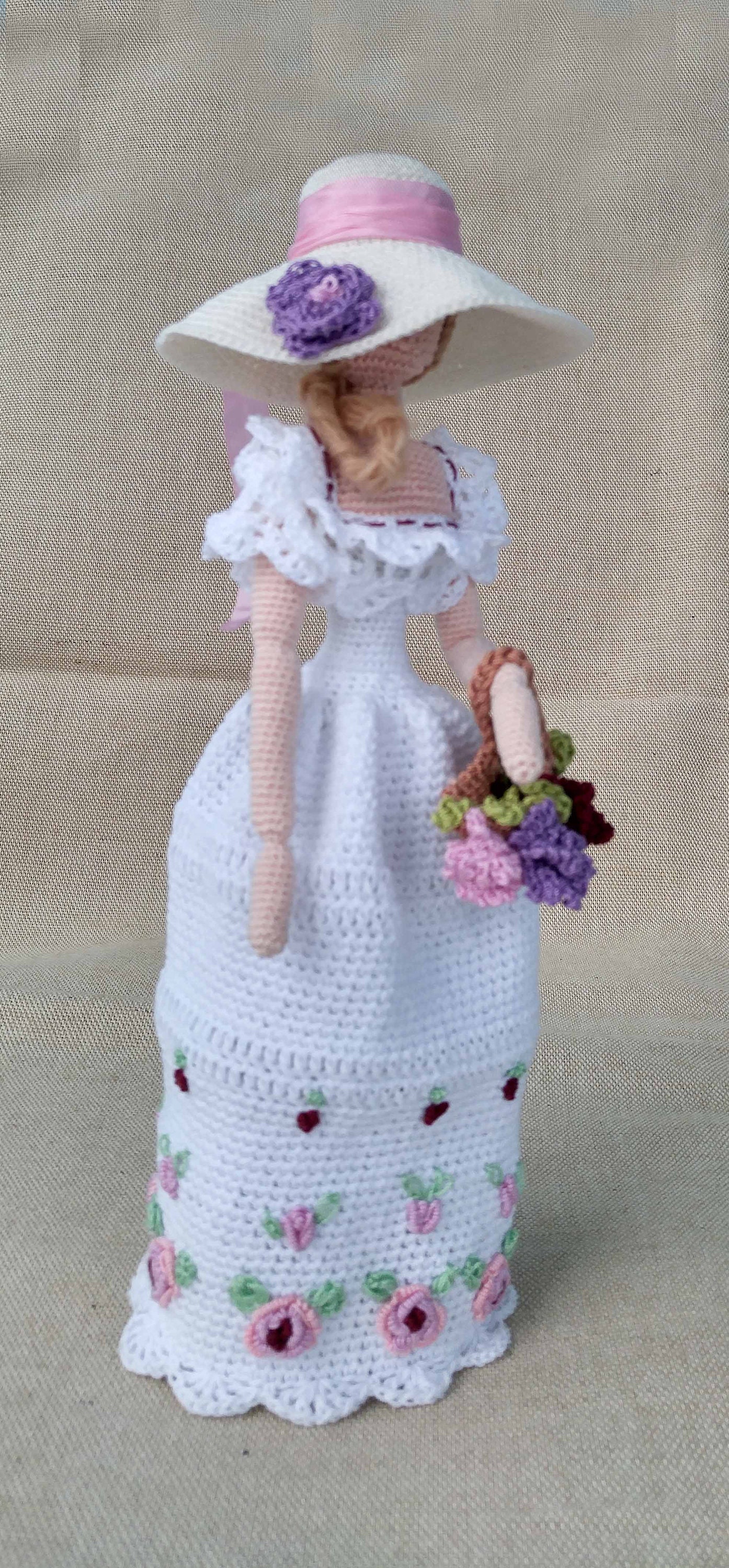 Cloth Doll Crocheted Rag Doll Amigurumi Spring Lady Art - Etsy Hong Kong