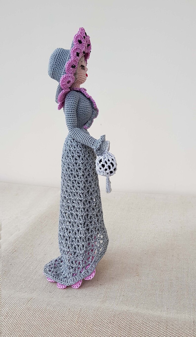 Cloth Doll Rag Doll Amigurumi Crocheted Doll Art Doll Lady | Etsy