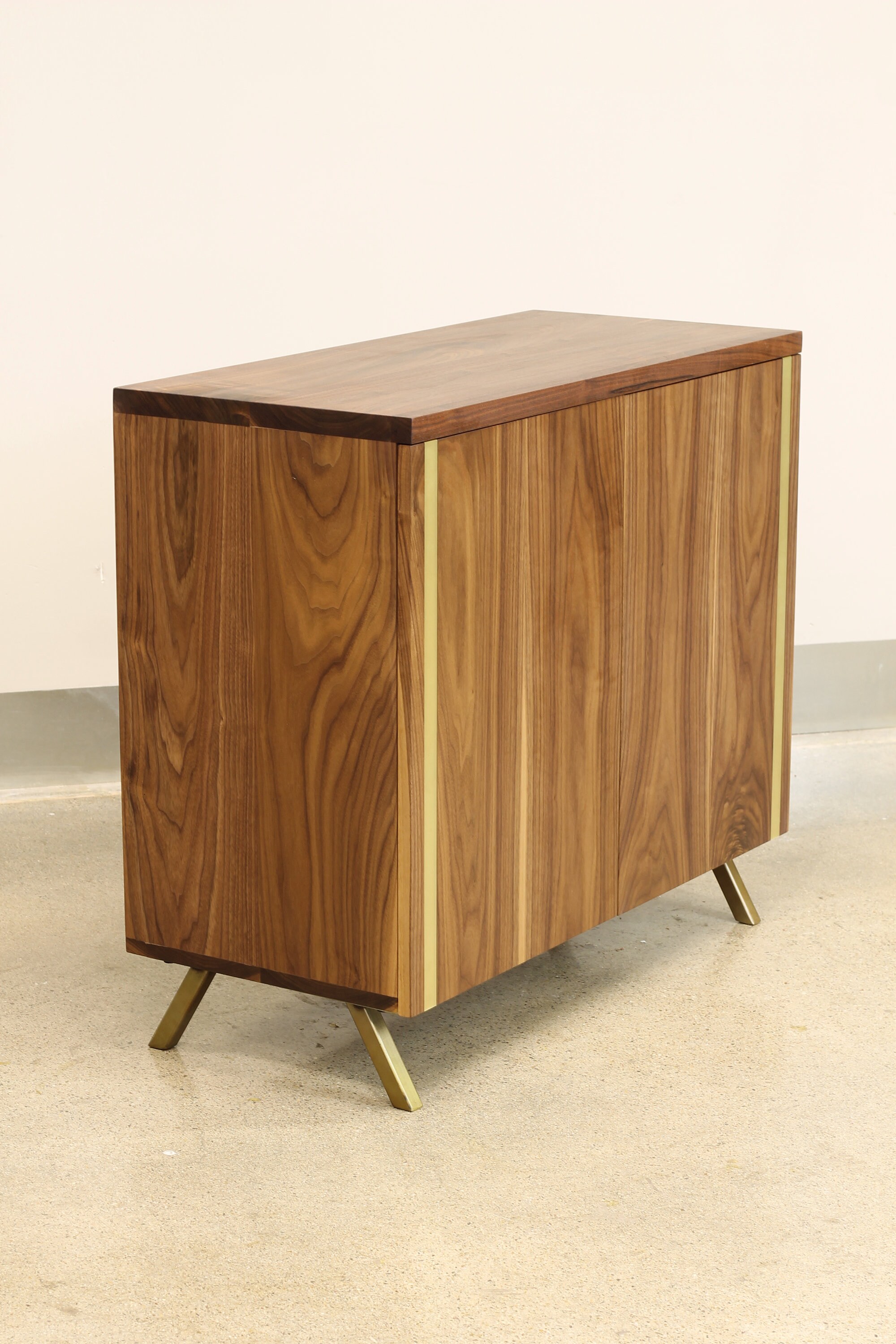 Walnut Wood Sideboard | Mid Century Modern | Custom Made - Etsy