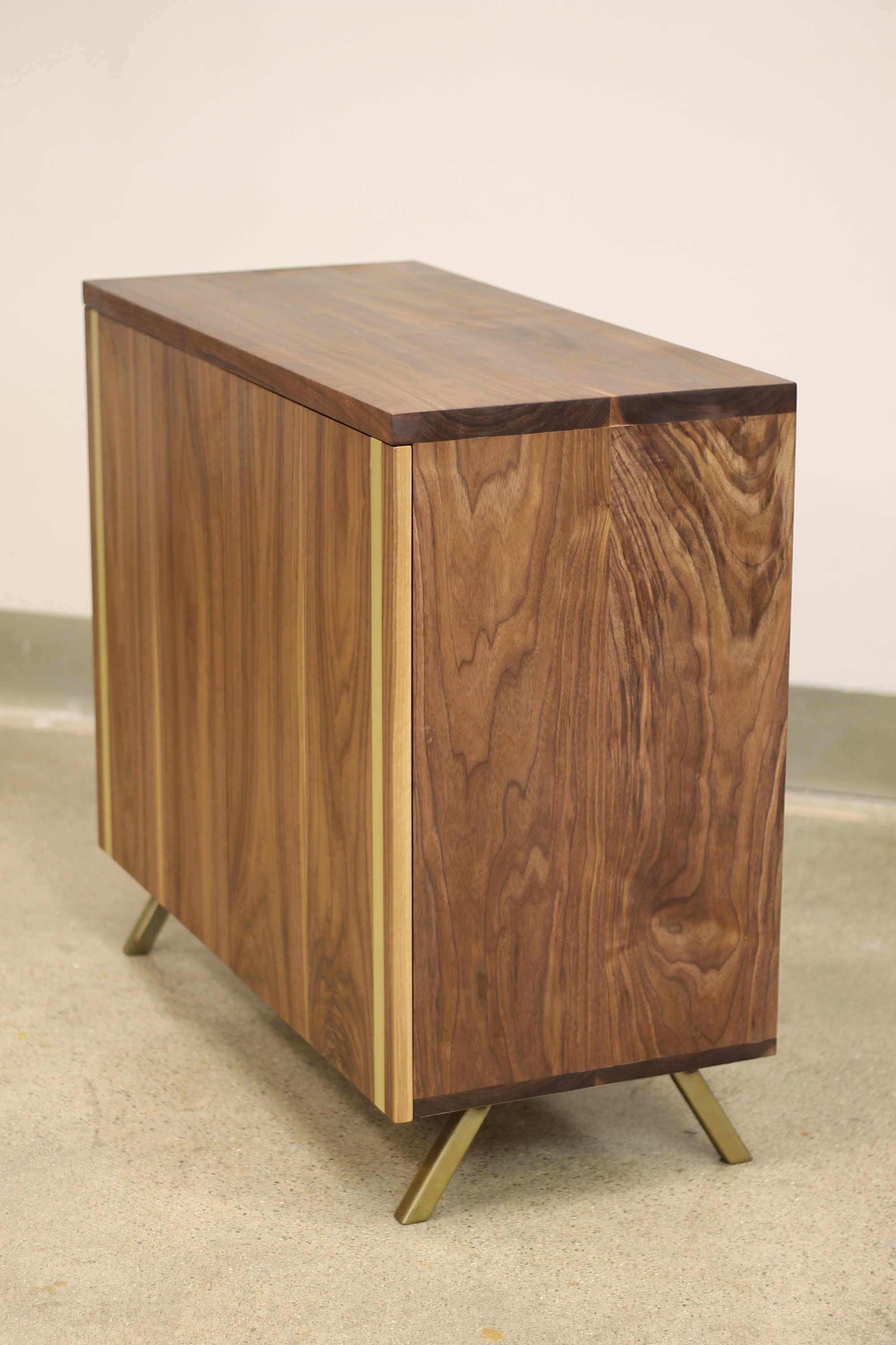 Walnut Wood Sideboard | Mid Century Modern | Custom Made - Etsy