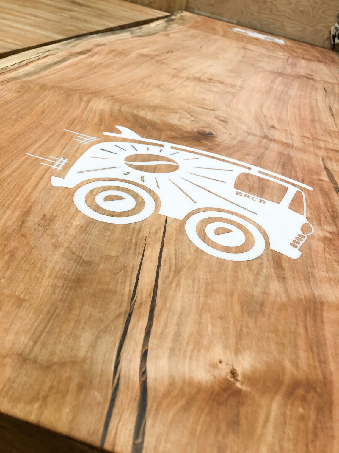 Custom Epoxy Resin Logo Table QUOTE - Etsy