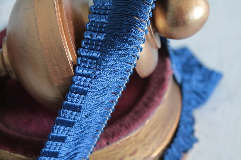 Royal Blue Braid of Trimmings Vintage Braid Border - Etsy