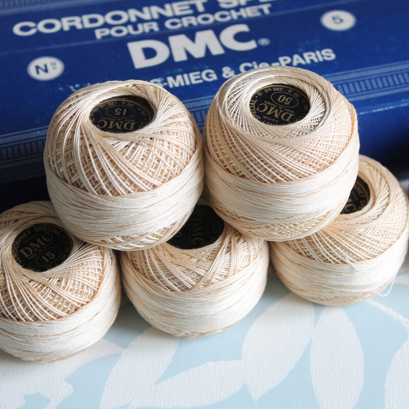 Ecru Cotton Thread - Etsy