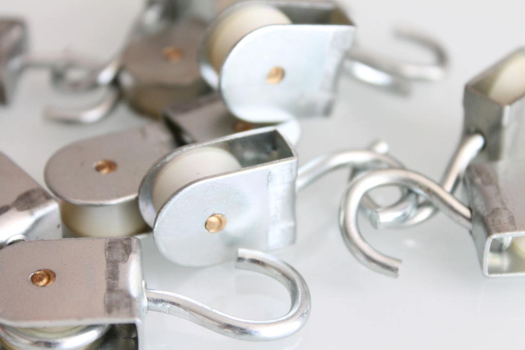 2 Small Suspension Pulleys With Hook, 4.5 Cm Pulley, Lighting Supply ...