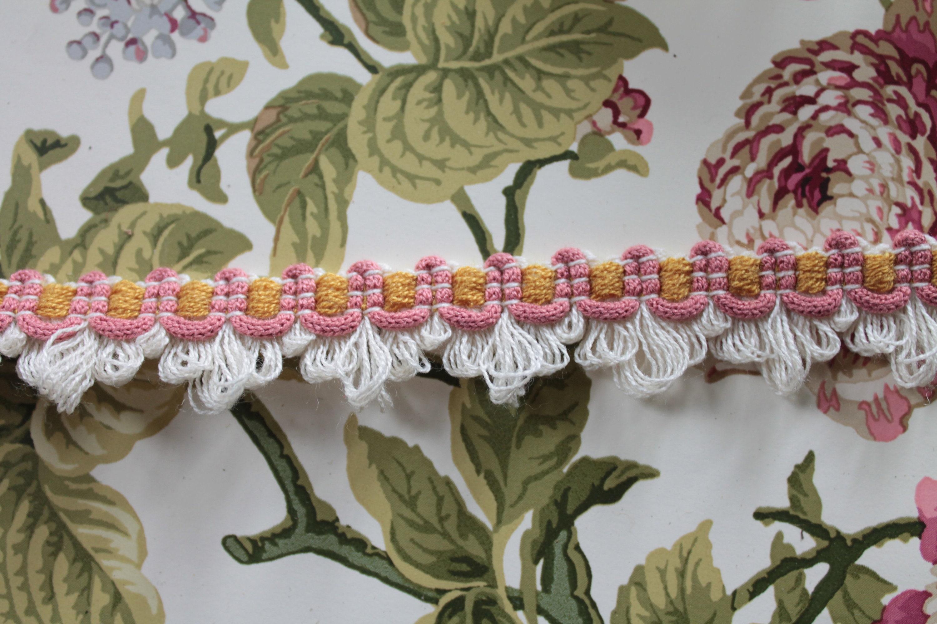 Fringes Braid, 2 Cm X 2 Meters /2.18y, Two-color Braid, Ornamental ...