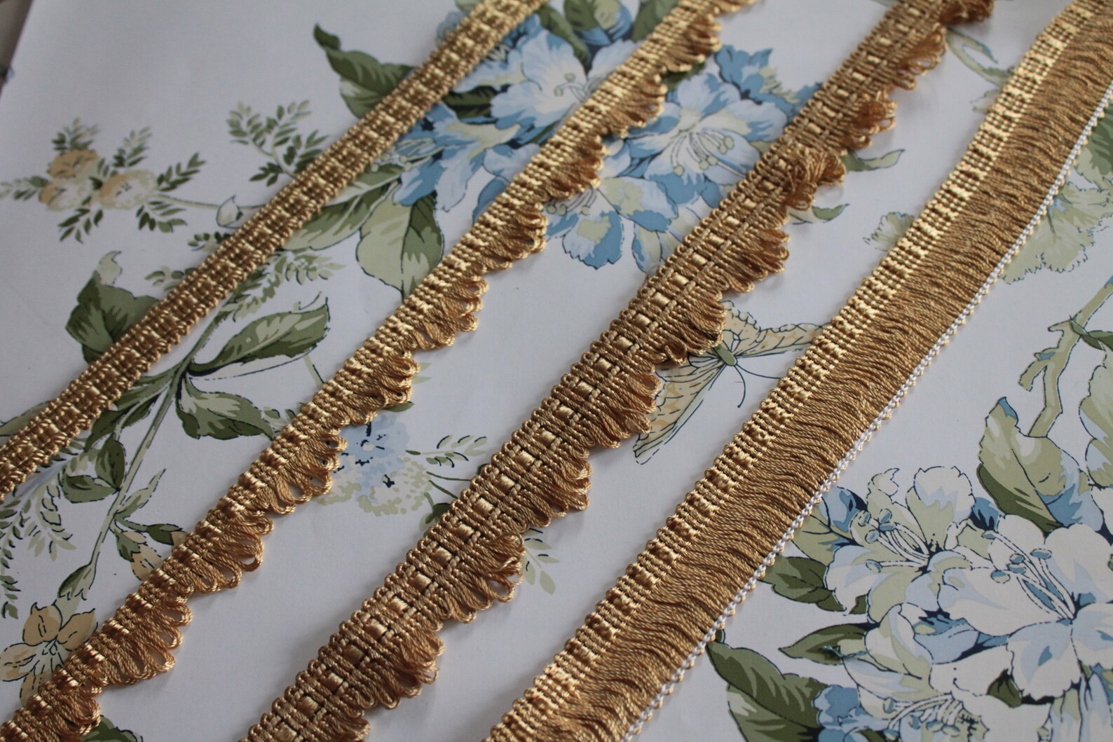 Yellow Trimmings Trim, Yellow Fringed Trim, Border for Lampshade ...