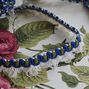 Fringes Braid, 2 Cm X 2 Meters /2.18y, Two-color Braid, Ornamental ...
