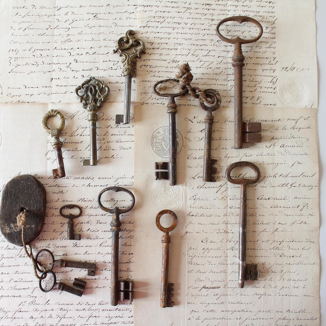 Antique French Key, 4850 - Etsy