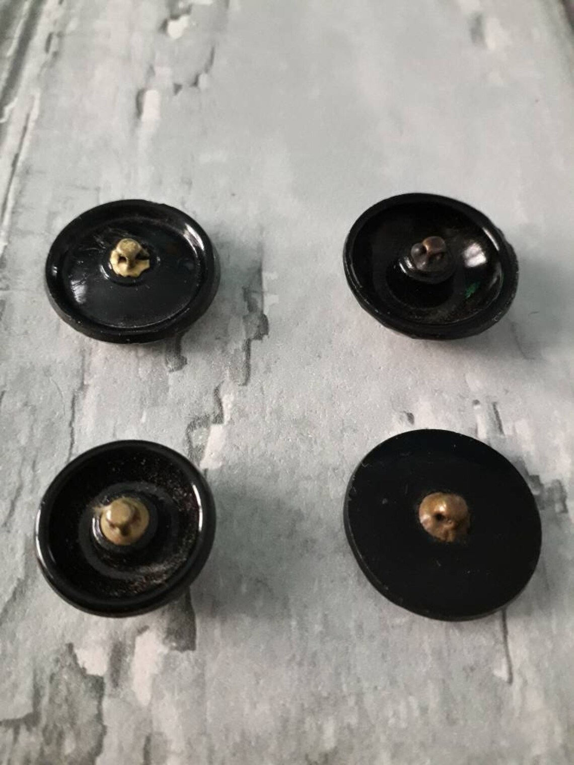 Antique Black Glass Button, Jet Button, Art Deco Button,3153 - Etsy