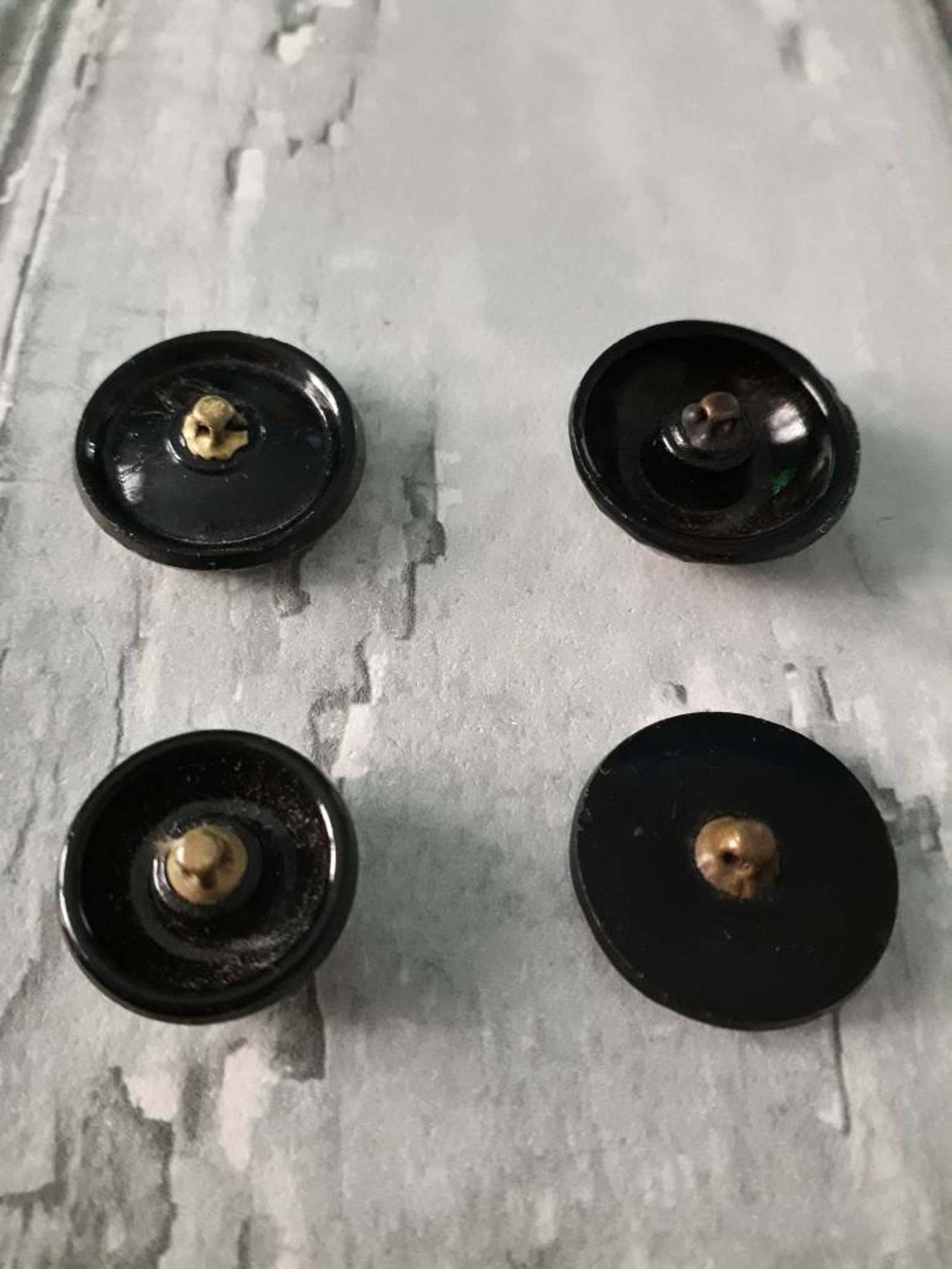 Antique Black Glass Button Jet Button Art Deco Button3153 - Etsy