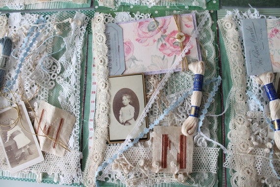 Antique French lace pieces for projects laces scraps small laces museum ...