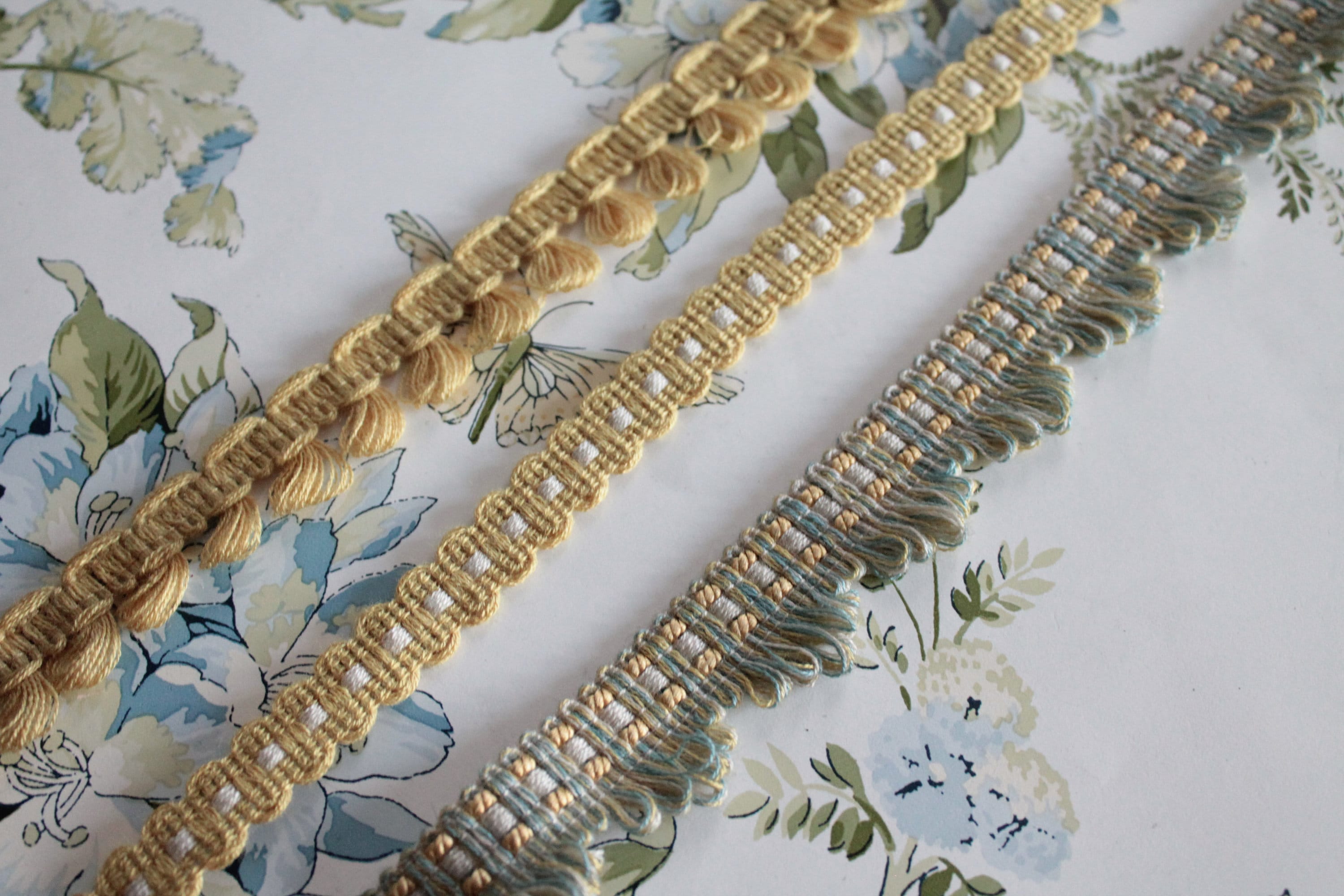 Vintage Straw Yellow Ribbon With Buckles French Trimmings | Etsy