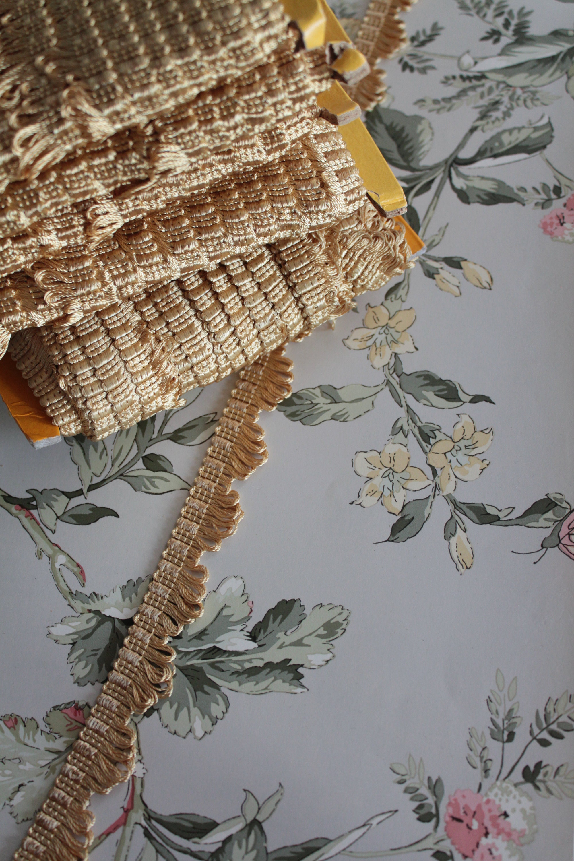 Yellow Trimmings Trim Yellow Fringed Trim Border for - Etsy