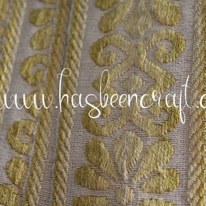 Medieval Tricolor Jacquard Braid With Geometric Patterns, Width 6.8 Cm ...