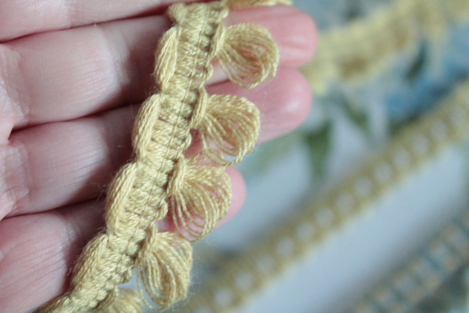 Vintage Straw Yellow Ribbon With Buckles French Trimmings | Etsy