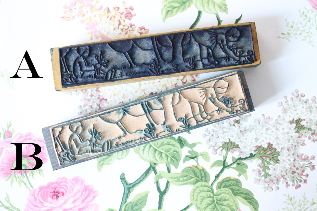 Antique French Frieze Stamp for Scrapbooking, Textile Arts, Embroidery ...