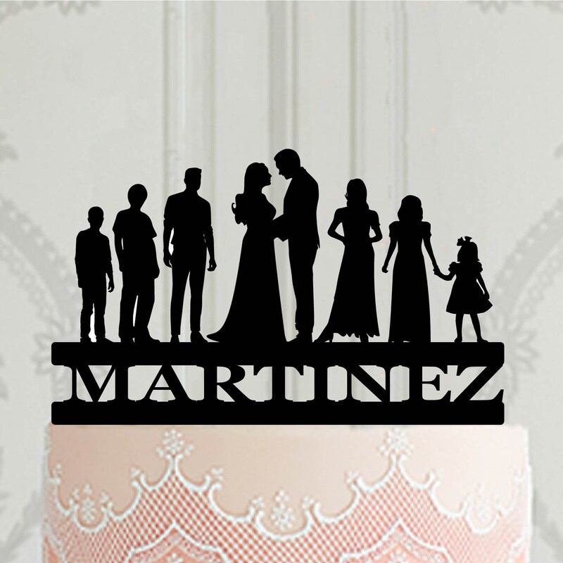 Cake Topper Family - Etsy