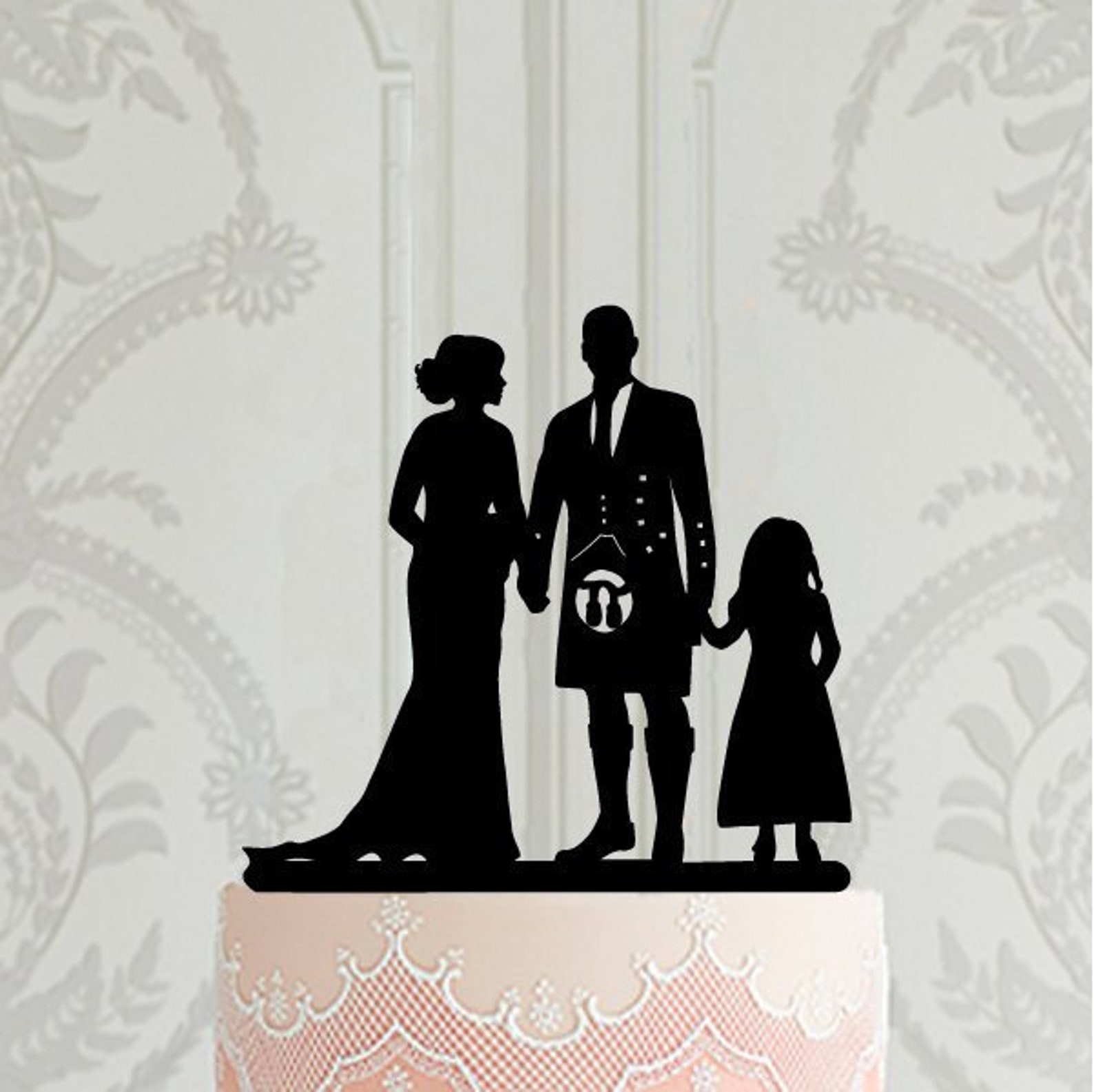 Scottish Wedding Cake Topper Wedding Cake Decoration Cake | Etsy