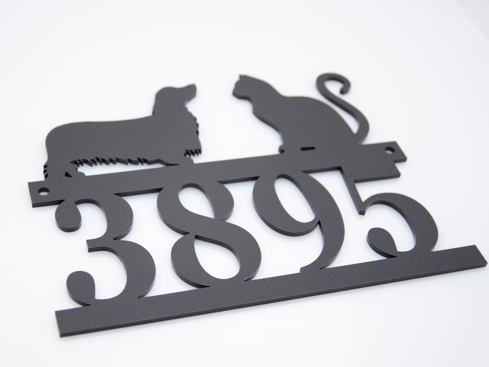 Dachshund House Numbers Acrylic House Number with custom | Etsy