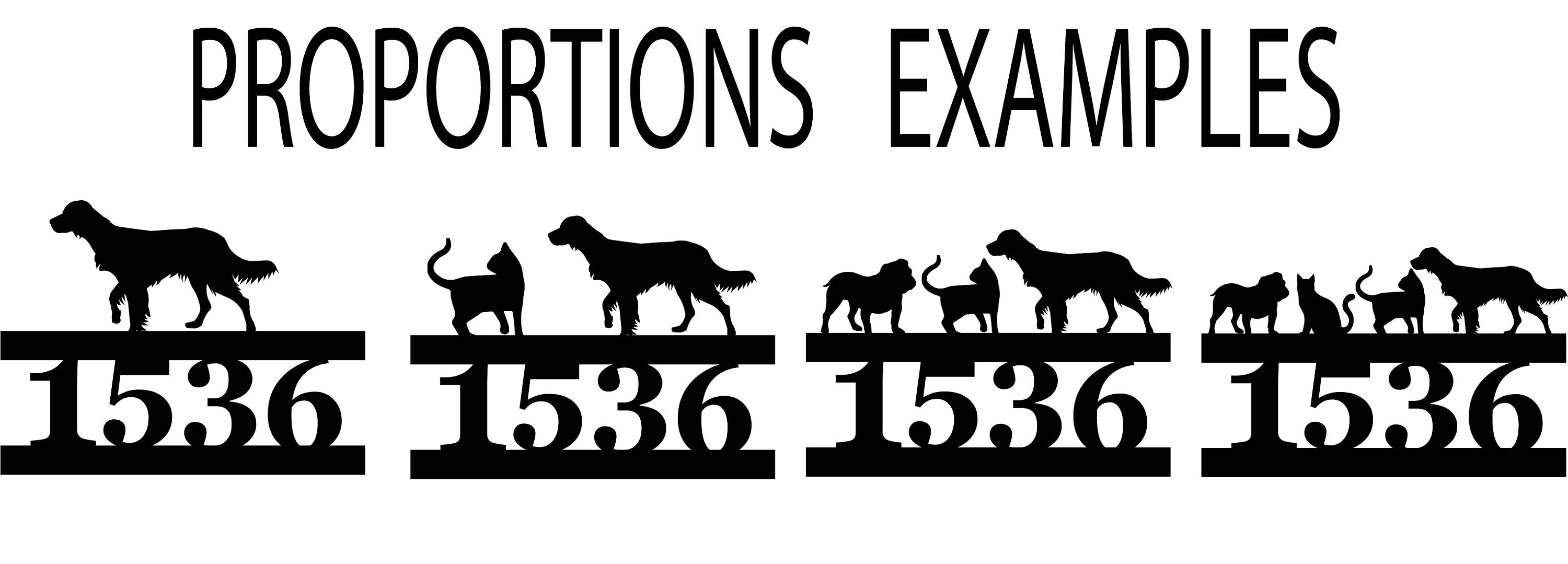 Dachshund House Numbers - Acrylic House Number With Custom Dog ...