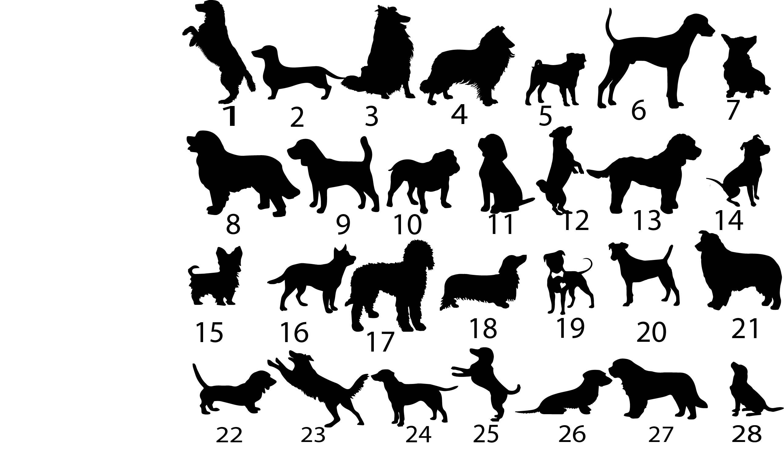 Dachshund House Numbers Acrylic House Number with custom | Etsy