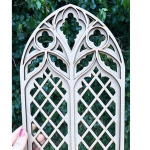 Gothic Shelf Wall Decor Diy Kit, Cathedral Window Decor - Etsy