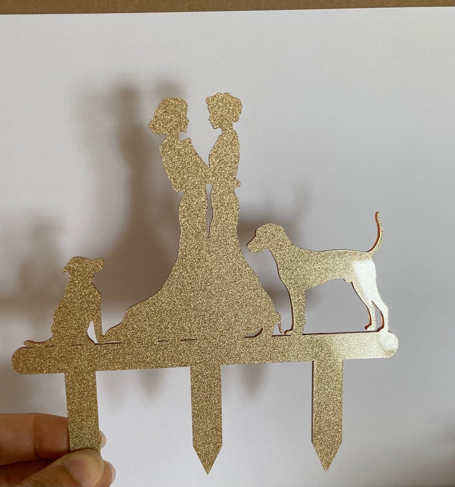 Fully Custom Lesbian Wedding Cake Topper, 2 Women Cake Topper, 2 Brides ...