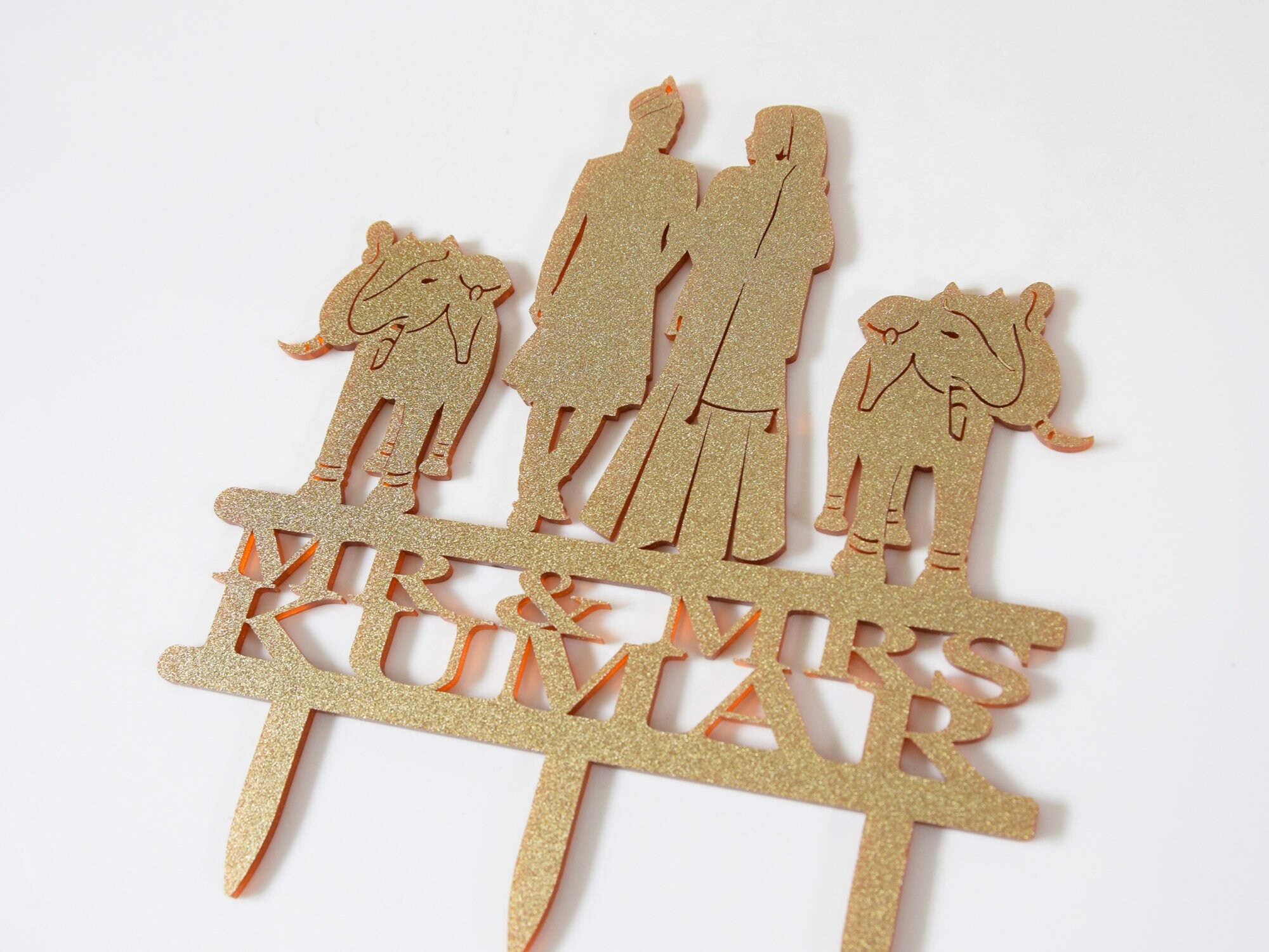 Custom hindu wedding cake topper Personalised Indian cake | Etsy