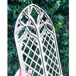 Gothic Shelf Wall Decor Diy Kit, Cathedral Window Decor - Etsy